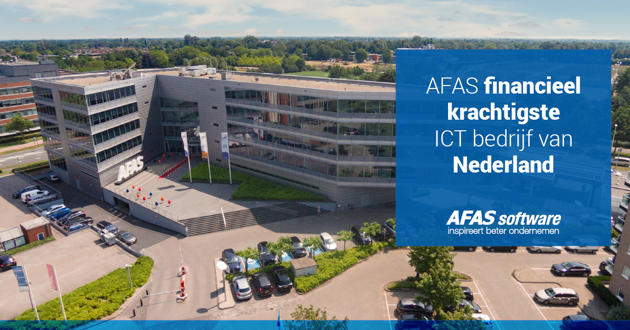 AFAS financieel krachtigste ICT-bedrijf van Nederland - AFAS Software