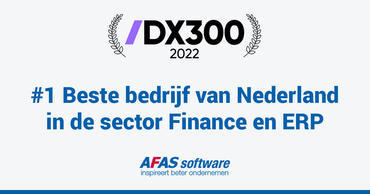 AFAS Software mag zichzelf Beste bedrijf van Nederland in de sector ...