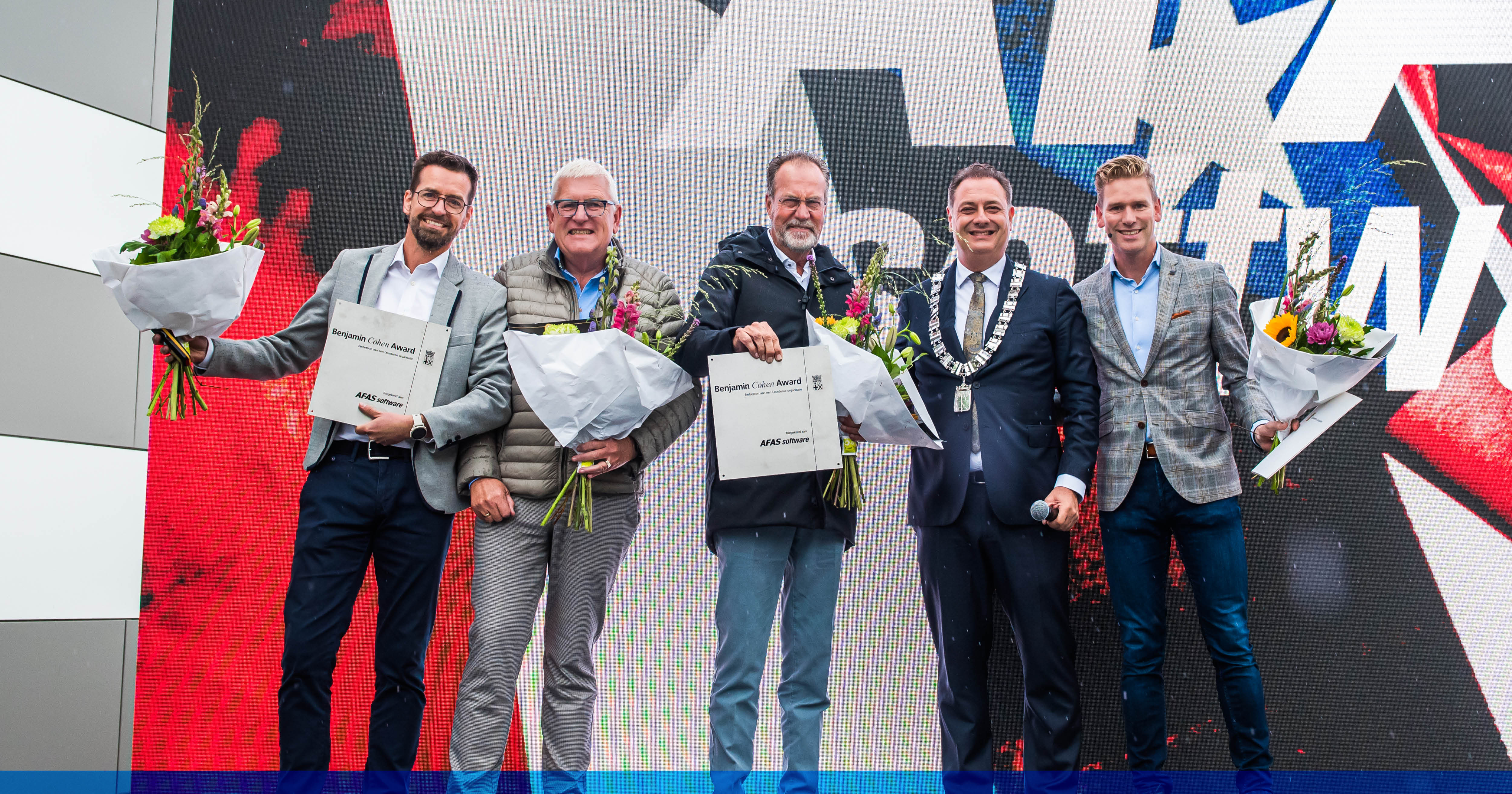AFAS Software onderscheiden met Leusdense ‘Benjamin Cohen Award’