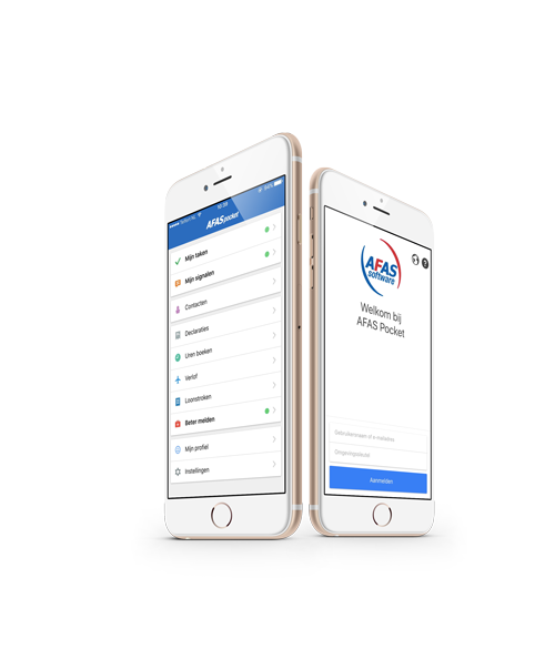 De AFAS Pocket App loopt als een trein - AFAS Software
