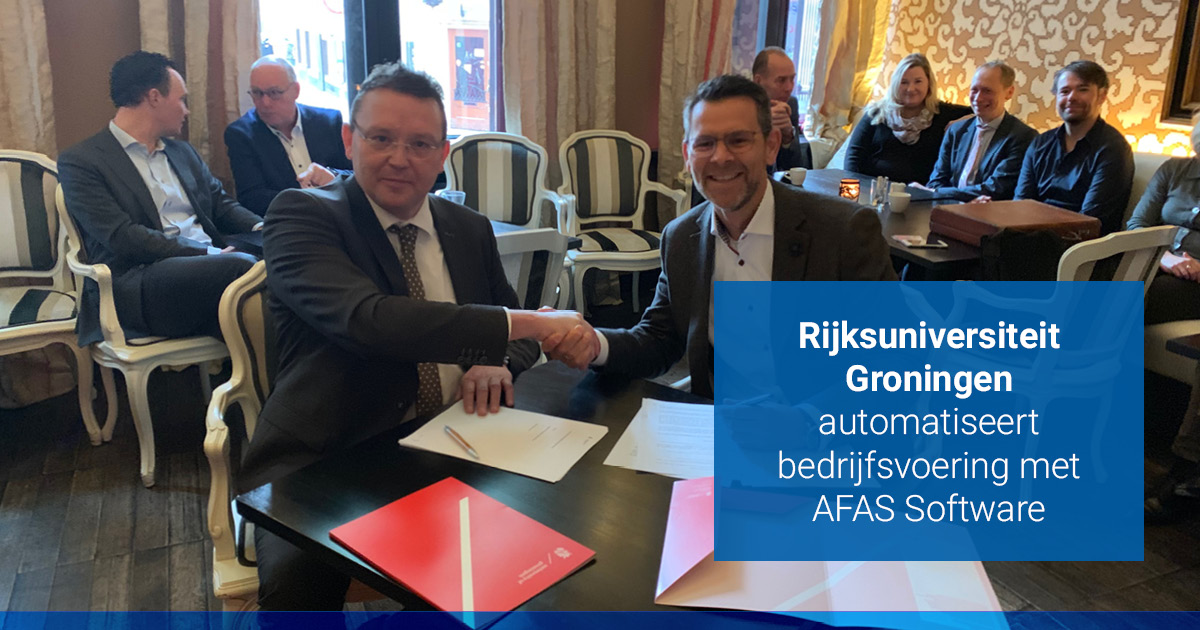 RUG automatiseert bedrijfsvoering met AFAS Software - AFAS Software