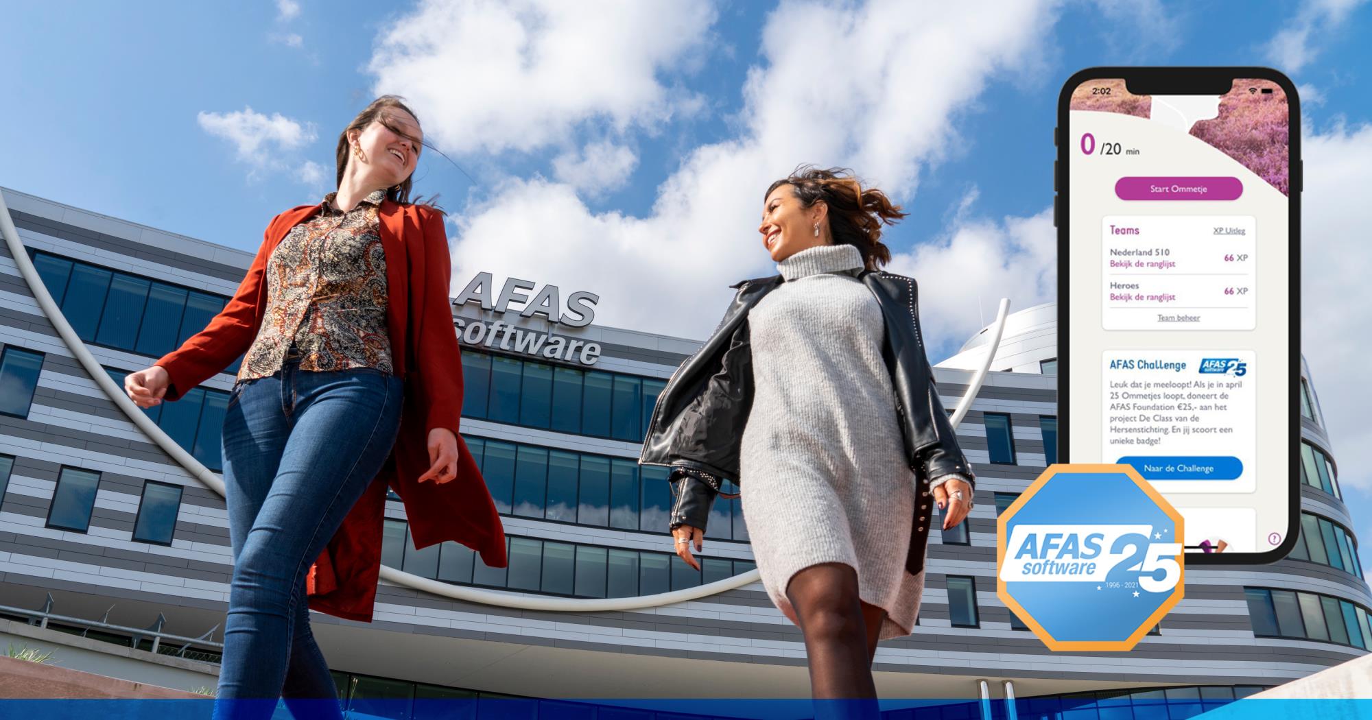 AFAS viert jubileum en slaat handen ineen met Ommetje van de ...