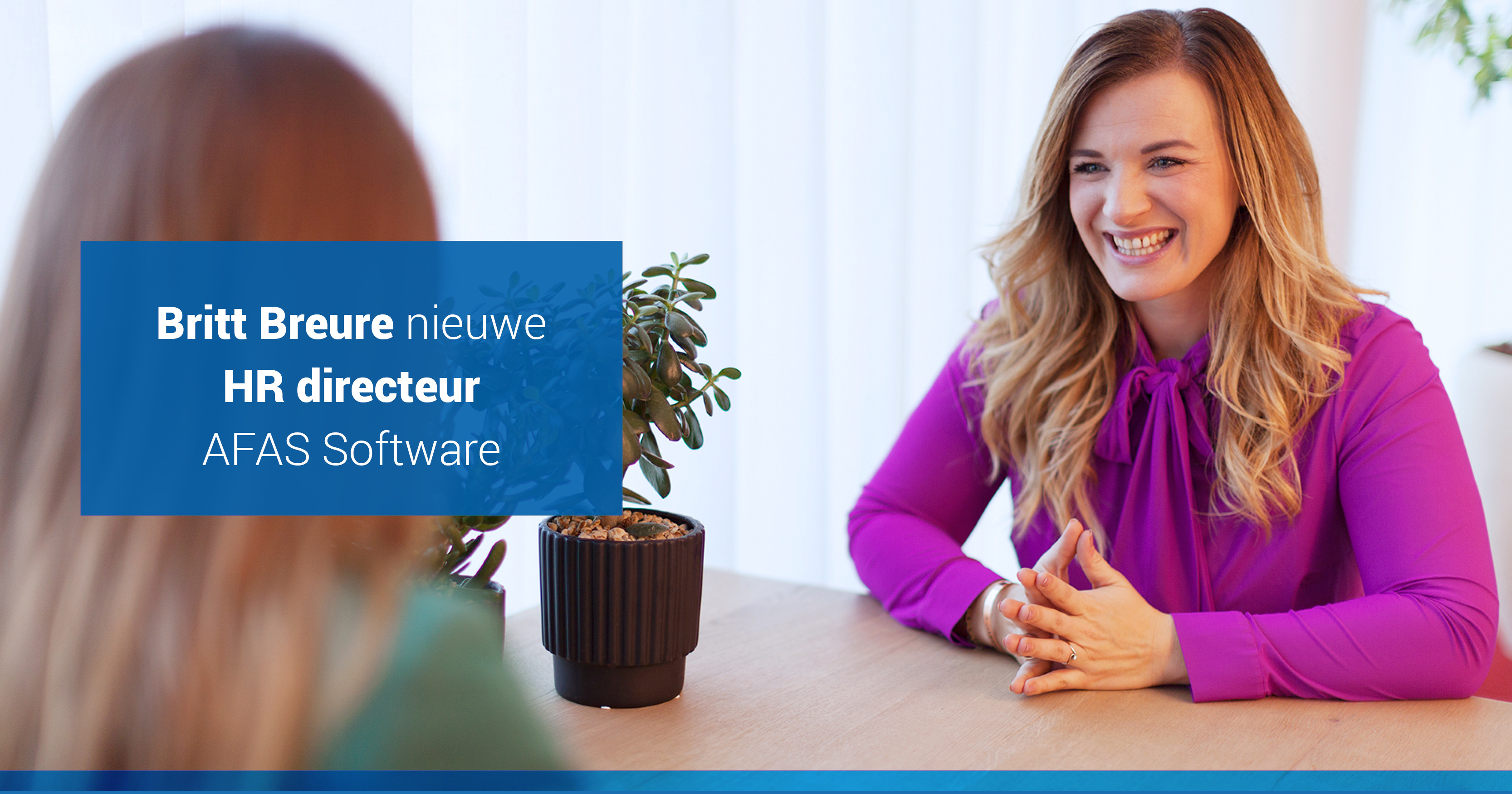 Britt Breure nieuwe HR directeur AFAS Software
