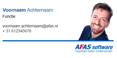 Huisstijl AFAS Software - AFAS Software